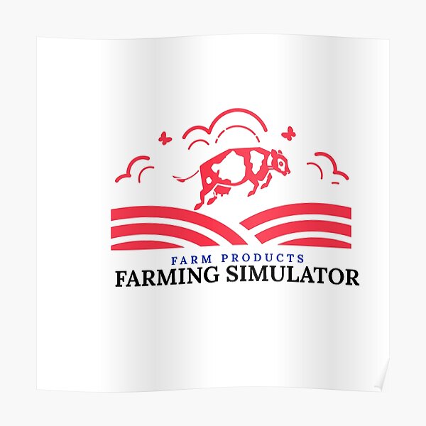 "farming simulator" Poster for Sale by kuikai123 | Redbubble