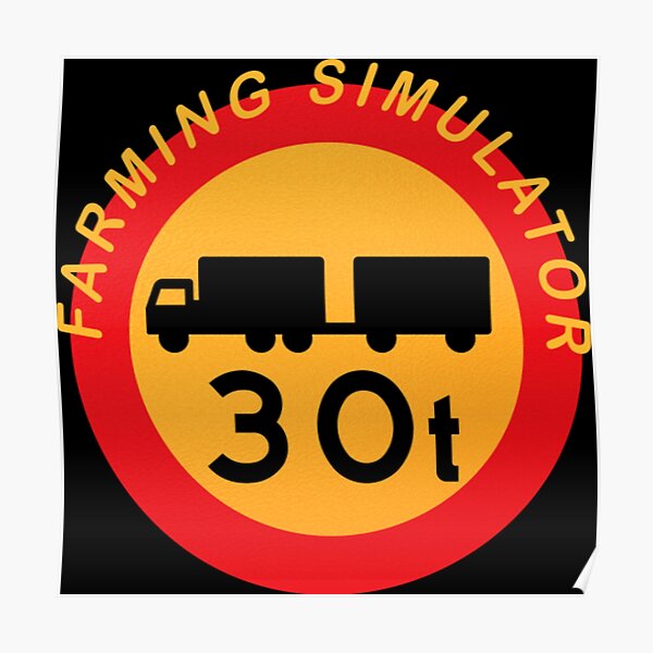 "Farming Simulator" Poster for Sale by StripPitch | Redbubble