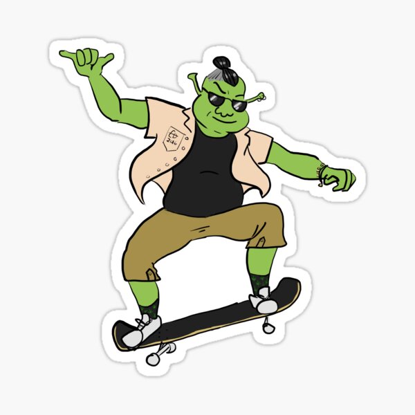 "shred™" Sticker by b33nut | Redbubble