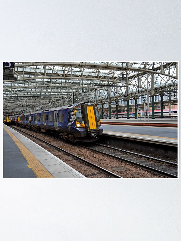 "Scotrail class 380 train in Glasgow Central Railway Station" Poster ...
