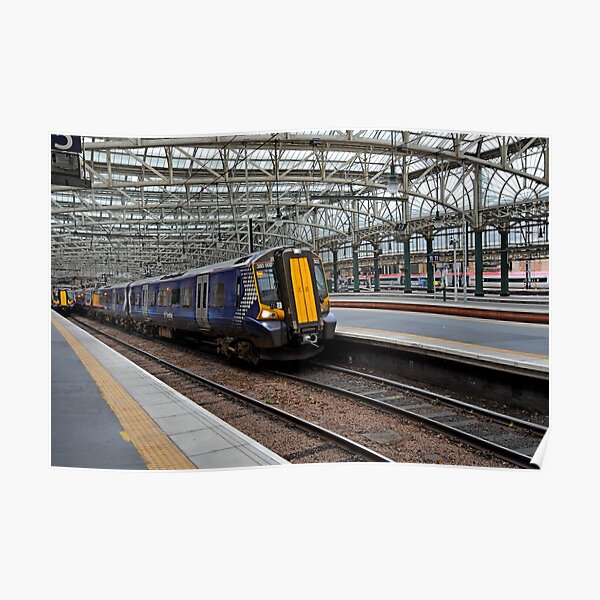 "Scotrail class 380 train in Glasgow Central Railway Station" Poster ...