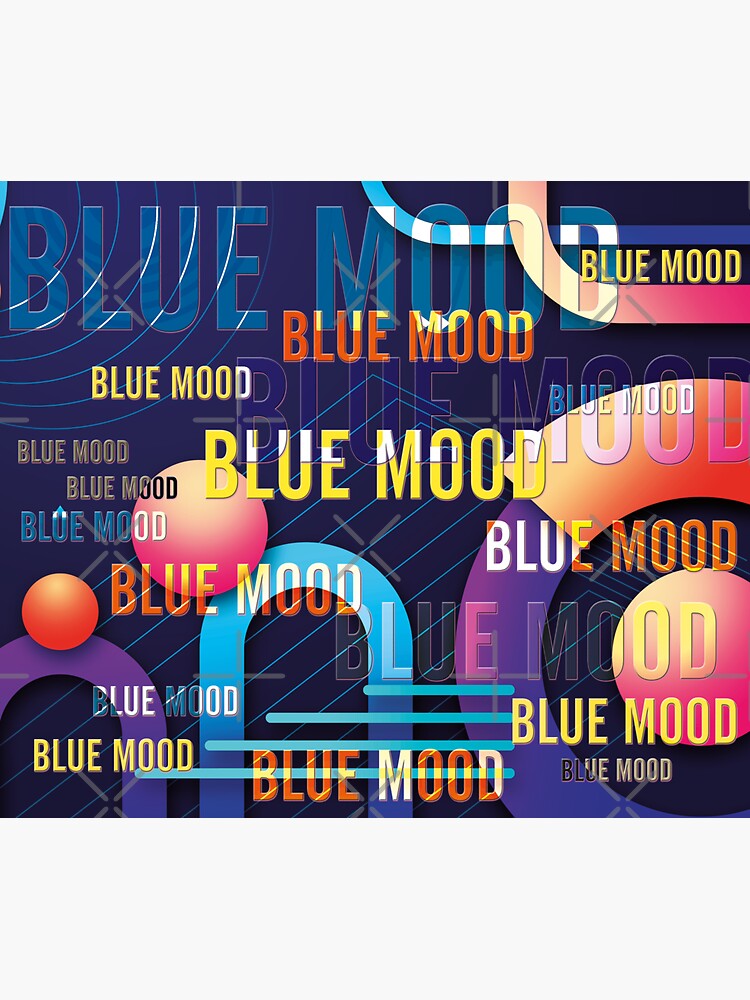 "Blue mood, beautiful typography, quotes, atmospheric quote, be ...