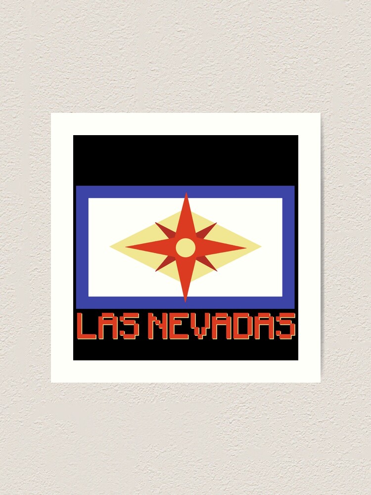 "Las Nevadas, Las Nevadas Flag, Las Nevadas Hoodie, Las Nevadas Pixel ...