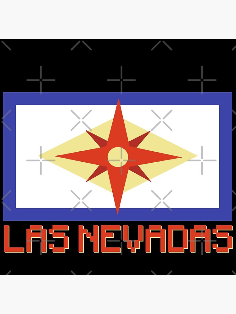 "Las Nevadas, Las Nevadas Flag, Las Nevadas Hoodie, Las Nevadas Pixel ...