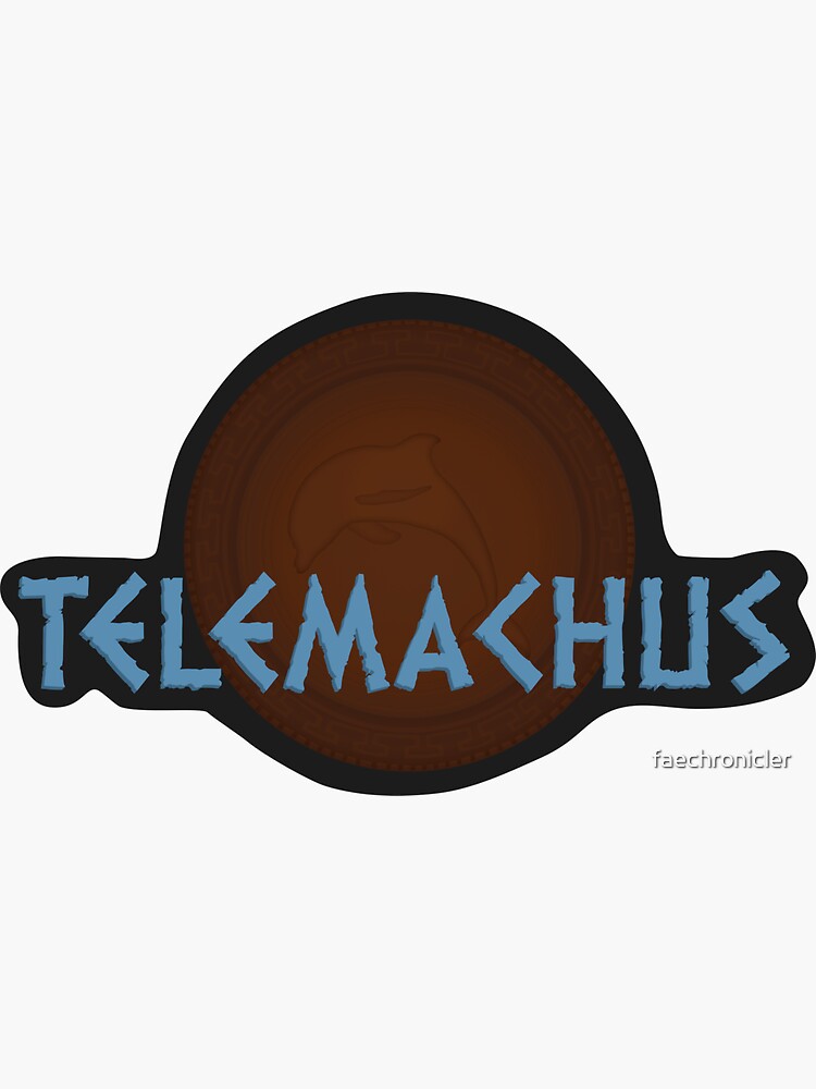 "Hero Telemachus" Sticker for Sale by faechronicler | Redbubble
