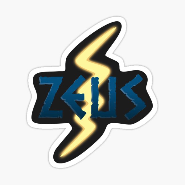"God Zeus" Sticker for Sale by faechronicler | Redbubble