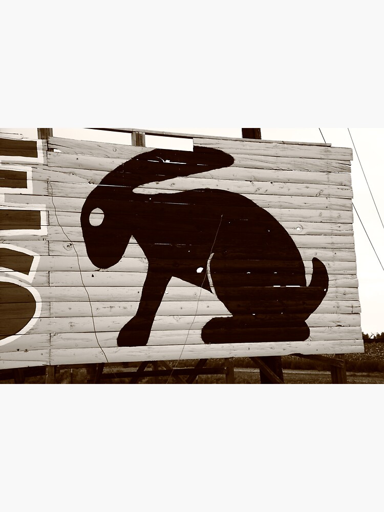 "Route 66 - Jack Rabbit Trading Post" Sticker by Ffooter | Redbubble