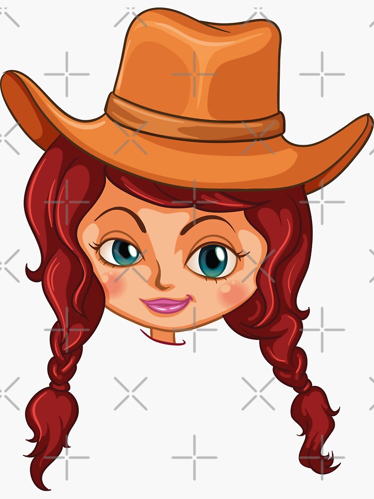 Pegatina «regalo de la camiseta de las mujeres de la vaquera inversa ...