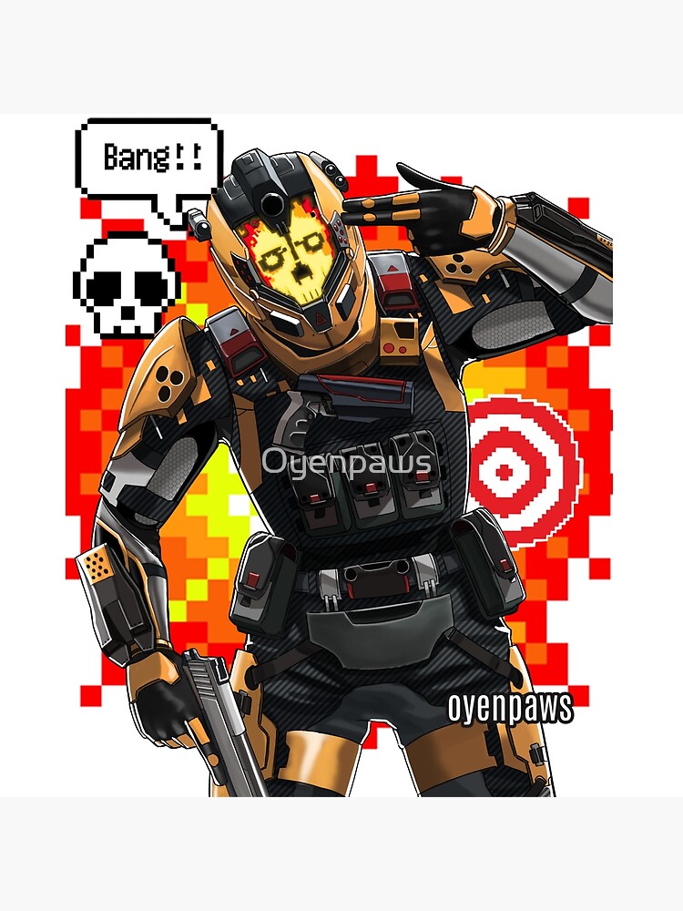 "Spectre Pixel Spy" Poster for Sale by Oyenpaws | Redbubble