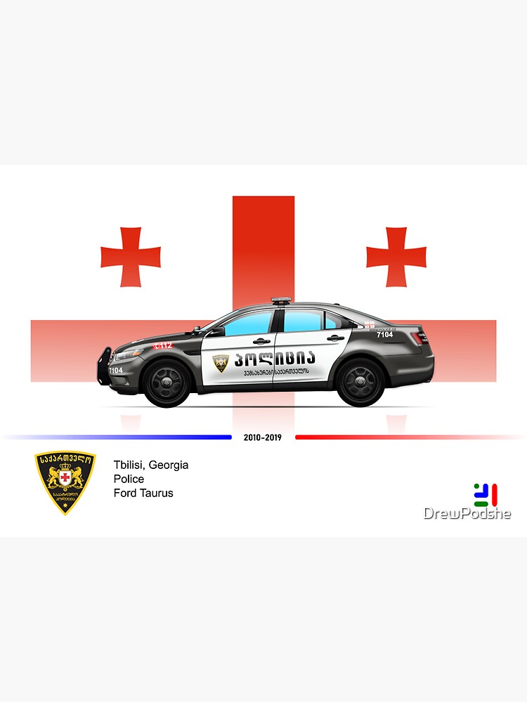 "Georgia police vehicle" Sticker for Sale by DrewPodshe | Redbubble