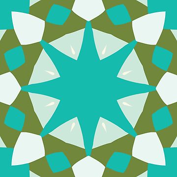 "Modern Star Pattern Artwork 02 Color 02" Poster by Stefanie Boike ...