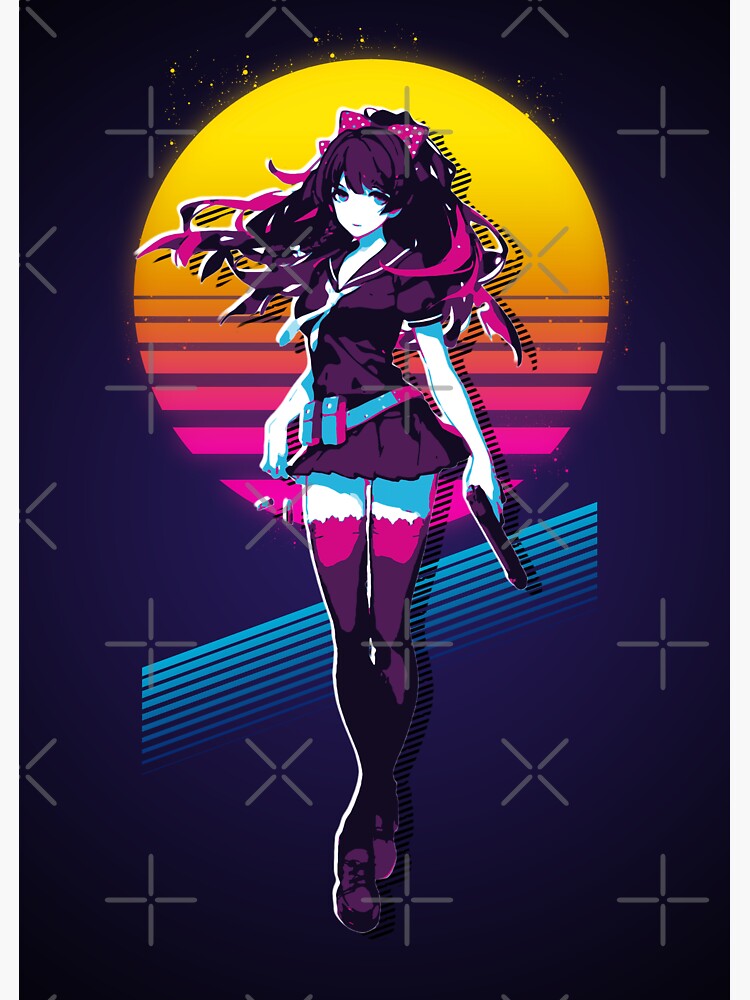 "Honkai Impact - Raiden Mei *80s retro*" Sticker for Sale by MyRetroArt ...