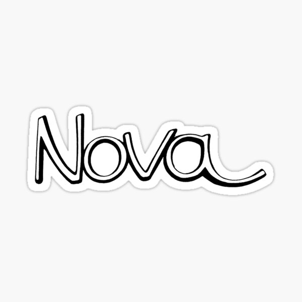 "Chevy Nova Logo" Sticker by Thundersnake666 | Redbubble