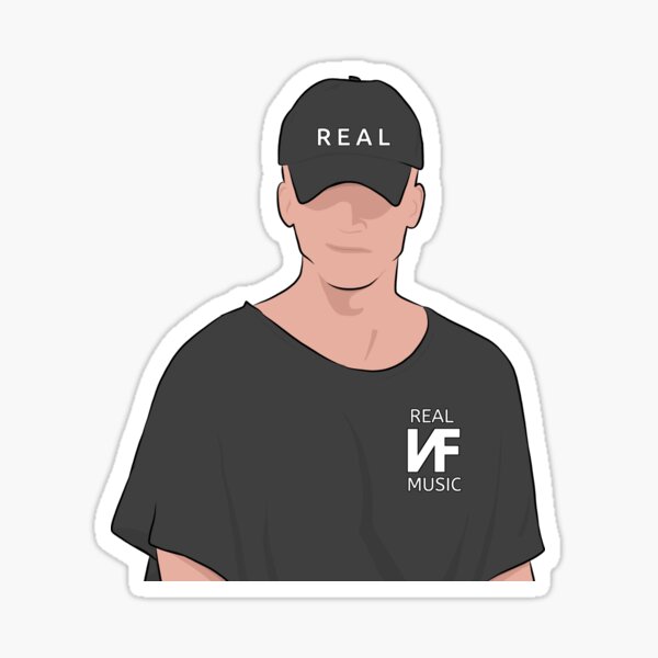 "Nate, NF real music Illustration" Sticker for Sale by Lottz17 | Redbubble