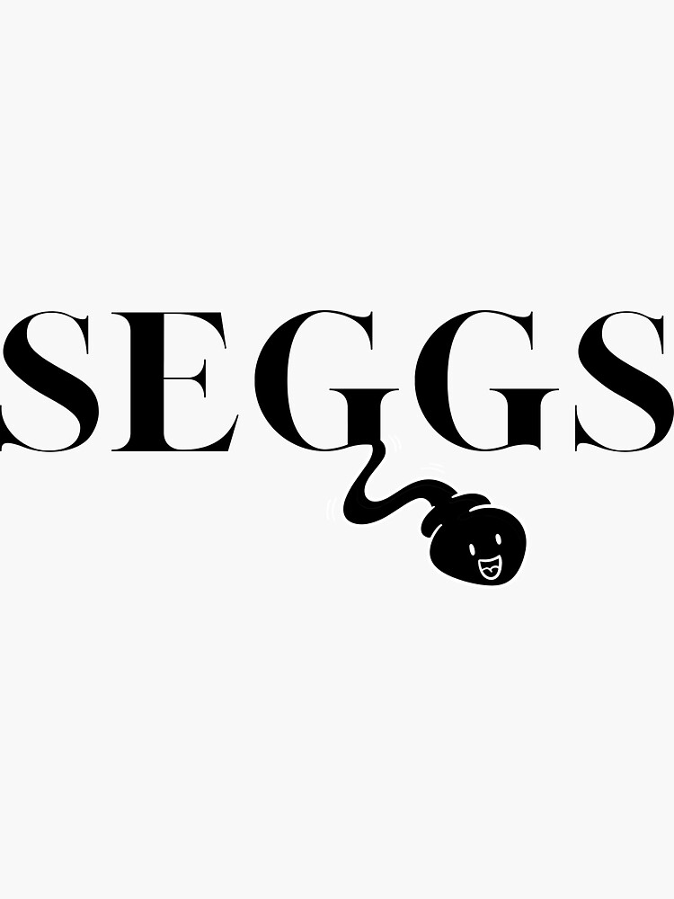 "SEGGS" Sticker by JumboJungle | Redbubble