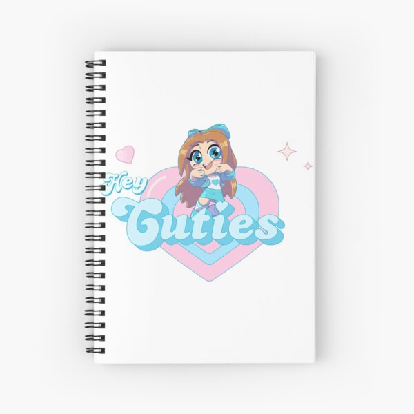 "Mackenzie Turner Blue Hey Cuties" Spiral Notebook for Sale by KazeloKeno | Redbubble