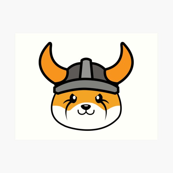 "Floki Inu Logo for FLOKI Coin Holders High-Res" Art Print by jiromie ...