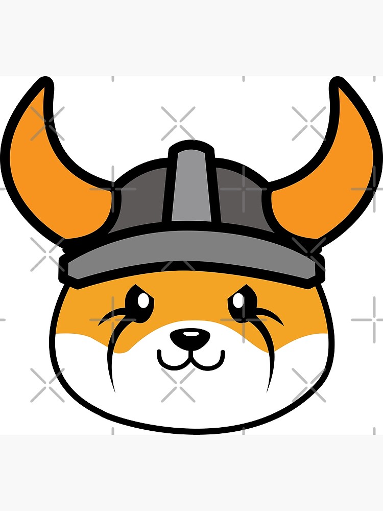 "Floki Inu Logo for FLOKI Coin Holders High-Res" Art Print by jiromie ...
