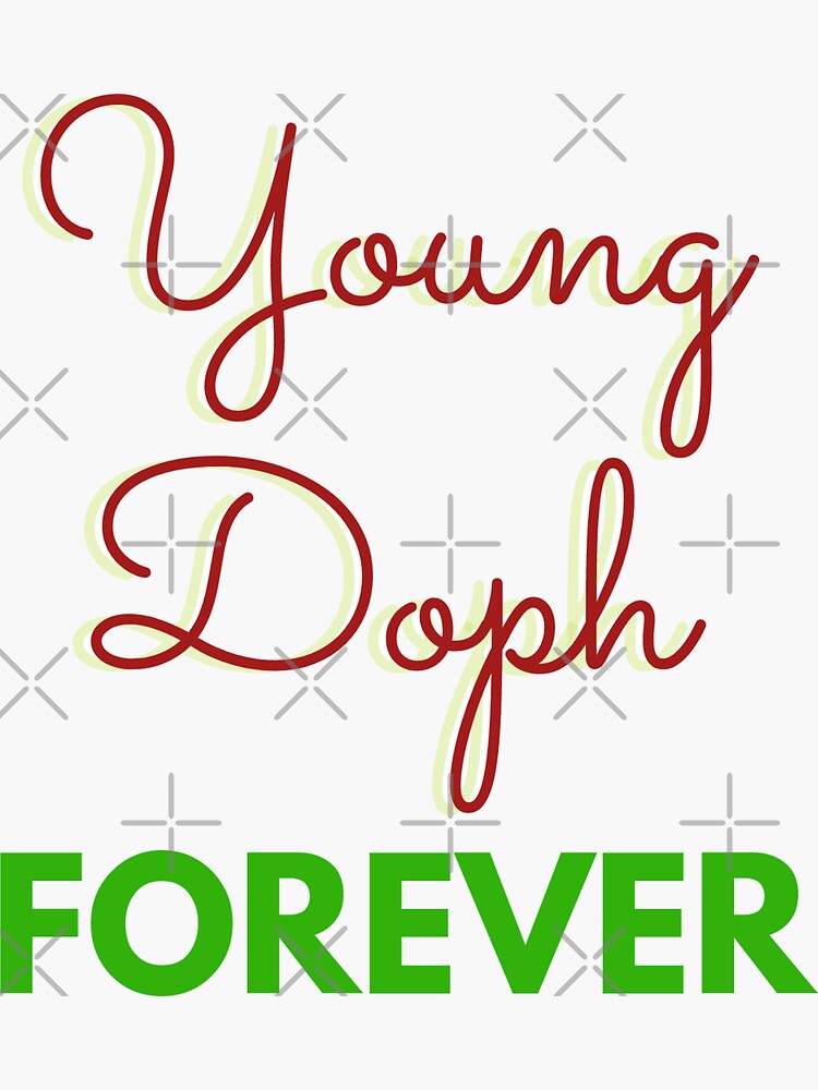 "Young Dolph forever" Sticker for Sale by Designspot2020 | Redbubble
