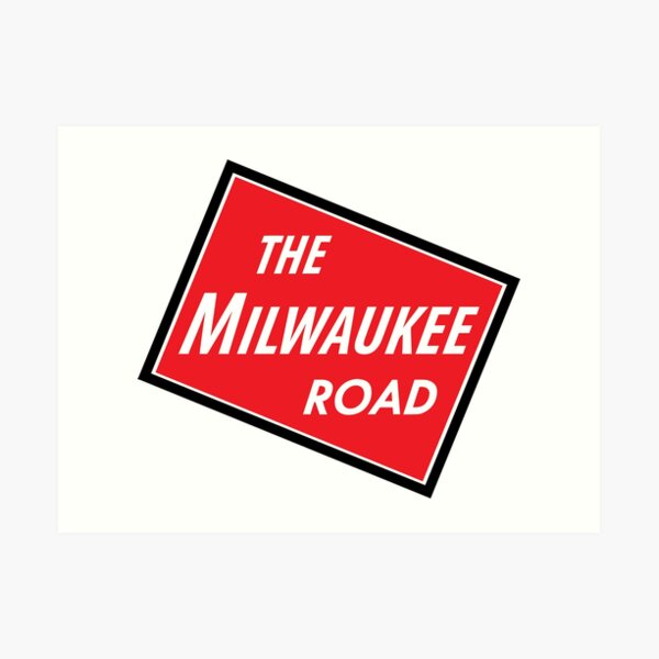 "The Milwaukee Road Logo" Art Print by peteroldfield | Redbubble