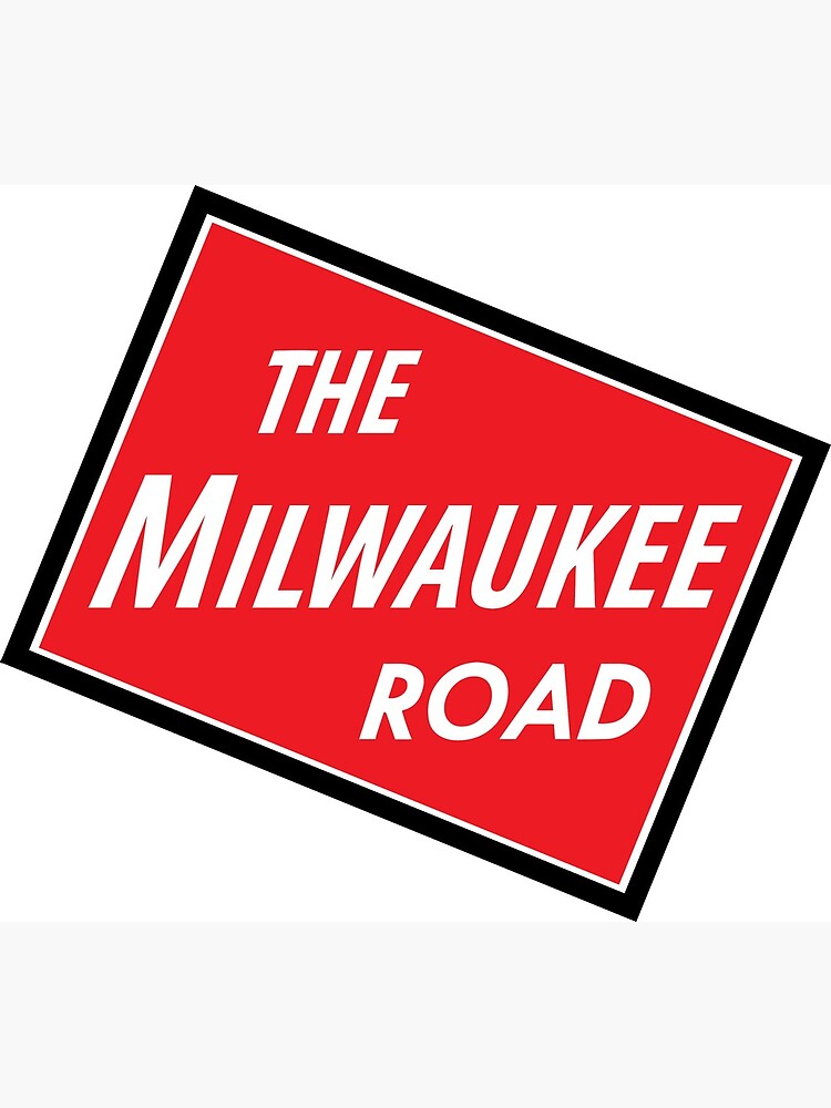 "The Milwaukee Road Logo" Art Print by peteroldfield | Redbubble