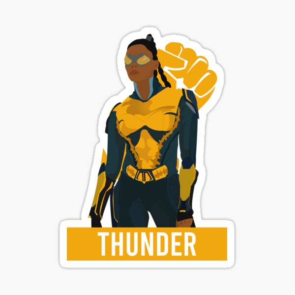 "Thunder" Sticker for Sale by BrunoAlexandre | Redbubble