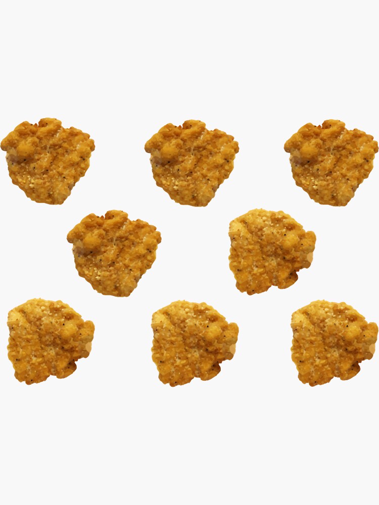"Chicken nuggets Sticker Copy" Sticker by FlorianDopping | Redbubble