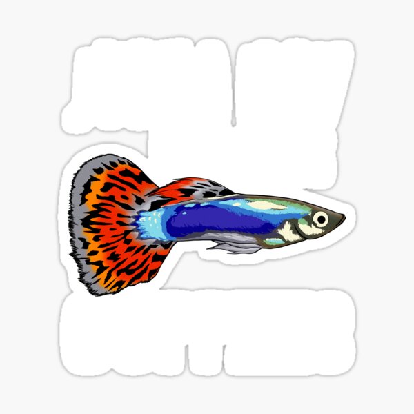 "Just A Boy Who Loves Guppy Fish" Sticker for Sale by Bendthetrend ...