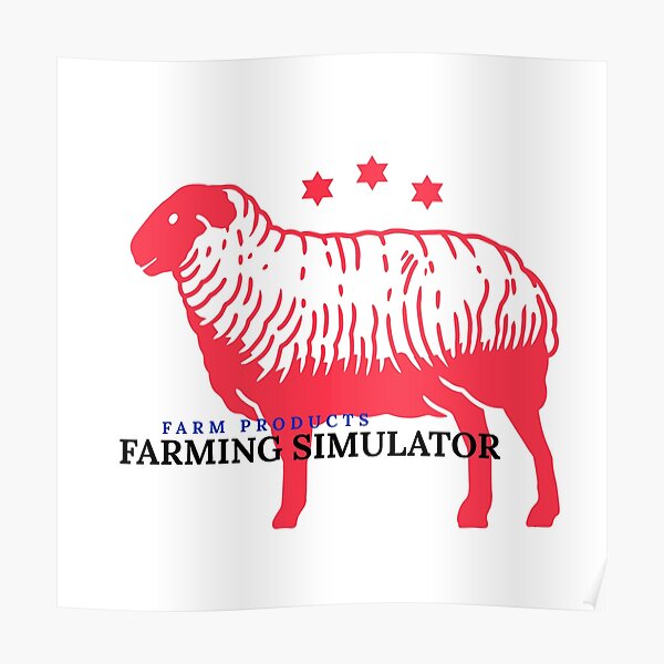 "farming simulator" Poster for Sale by kuikai123 | Redbubble