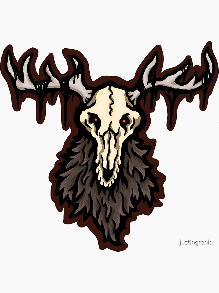 "Wendigo" Sticker by justingrenie | Redbubble