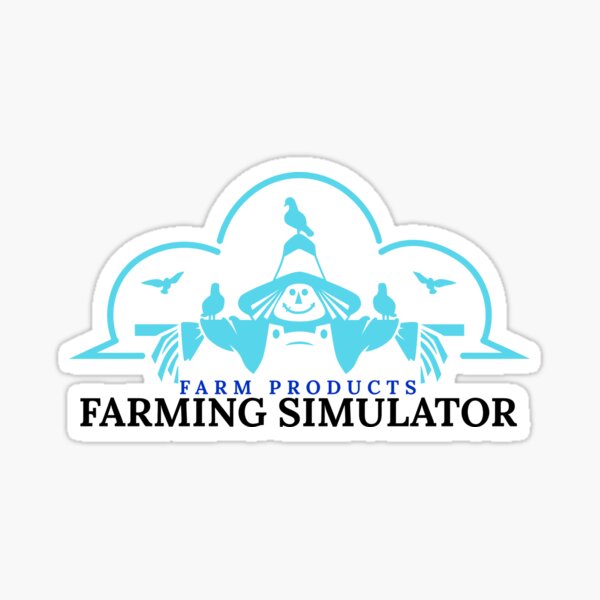 "farming simulator" Sticker for Sale by kuikai123 | Redbubble