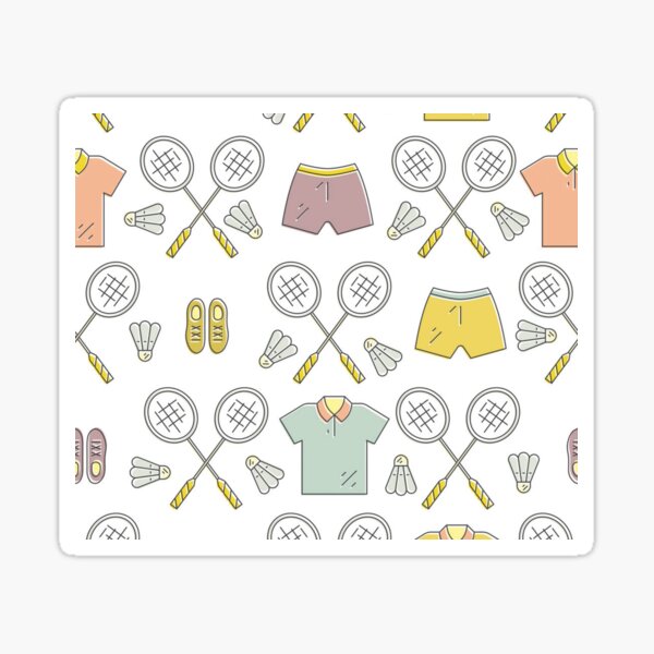 "Badminton" Sticker for Sale by zaher97 | Redbubble