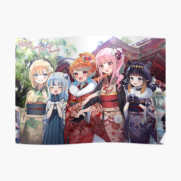 " Virtual Youtubers" Poster for Sale by PabloPatterns | Redbubble