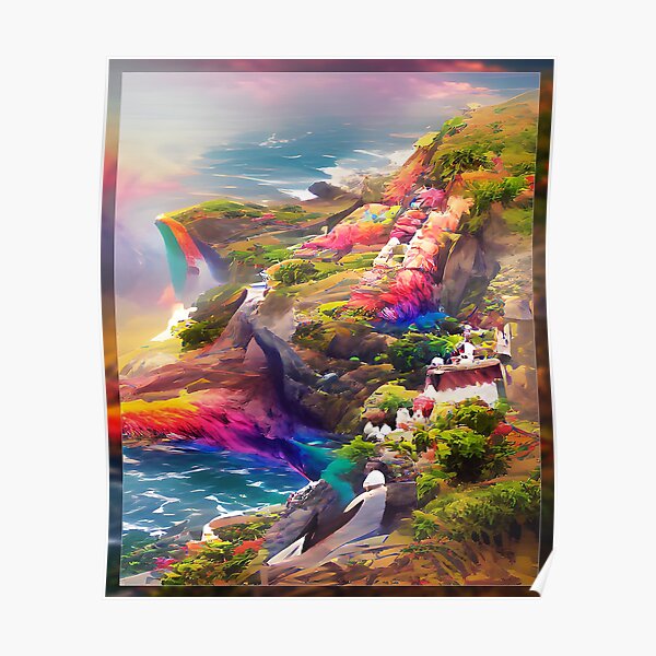 "'Rainbows and dreams' - Mindscape series #2" Poster for Sale by ...