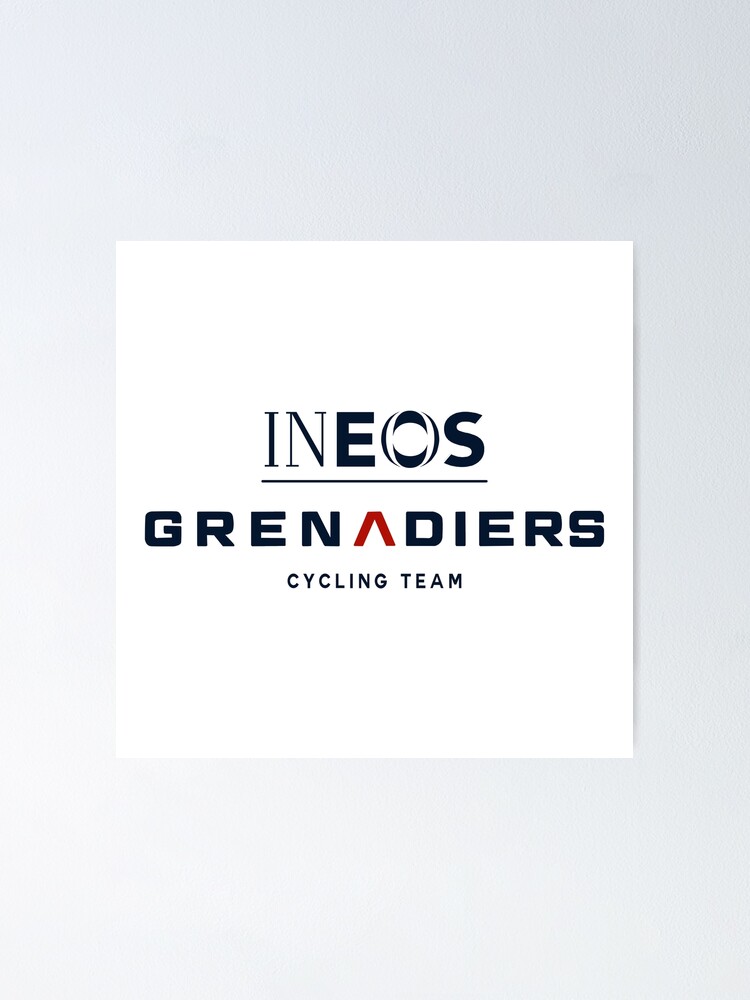 "INEOS GRENADIERS PRO CYCLING TEAM" Poster by BenzoDesign | Redbubble