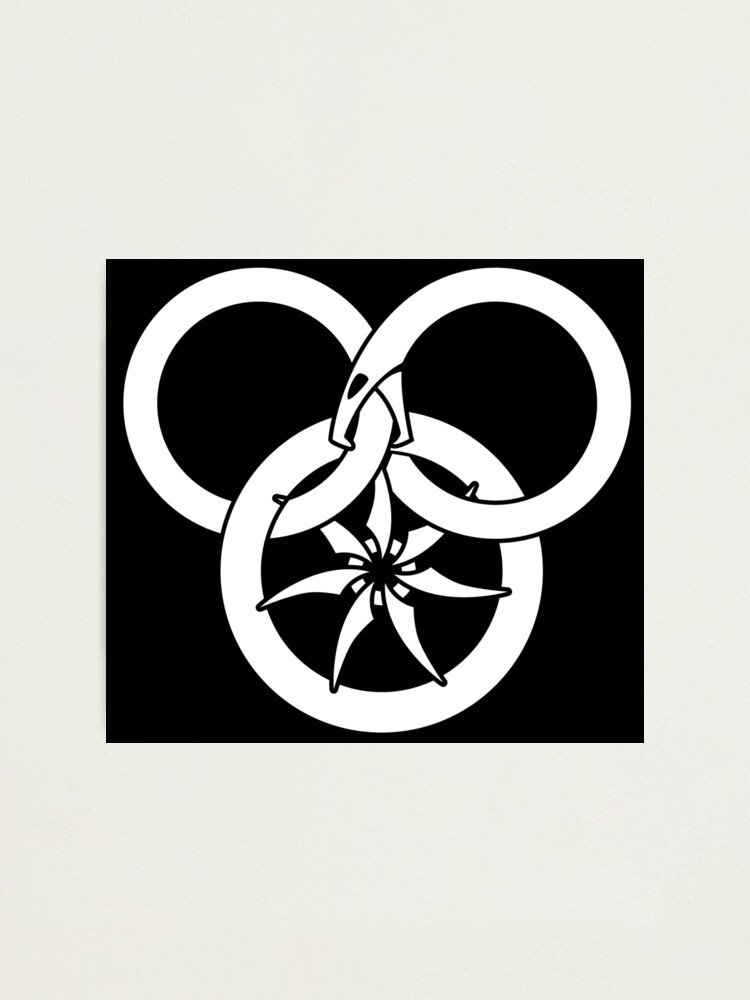 "Wheel of Time Symbol in White WoT" Photographic Print by FantasySciFi ...