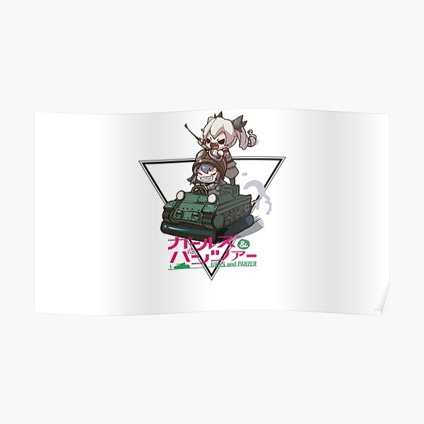 "Chibi Tank Girls Und Panzer" Poster by Animeager | Redbubble