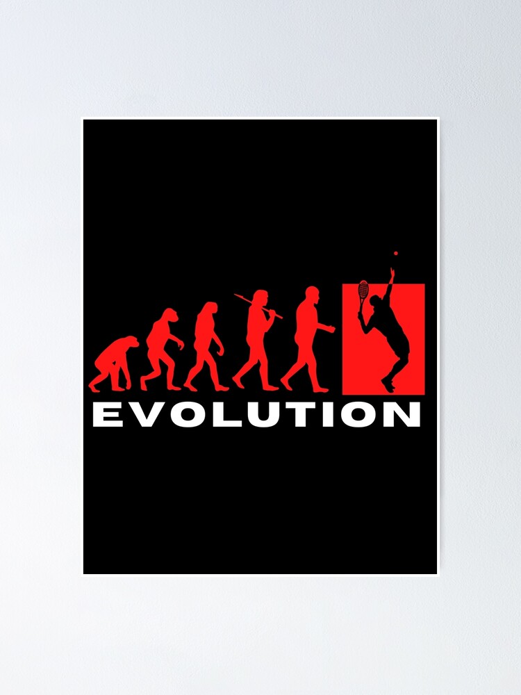 Póster «Evolución del tenis masculino: de simio a genialidad» de ...