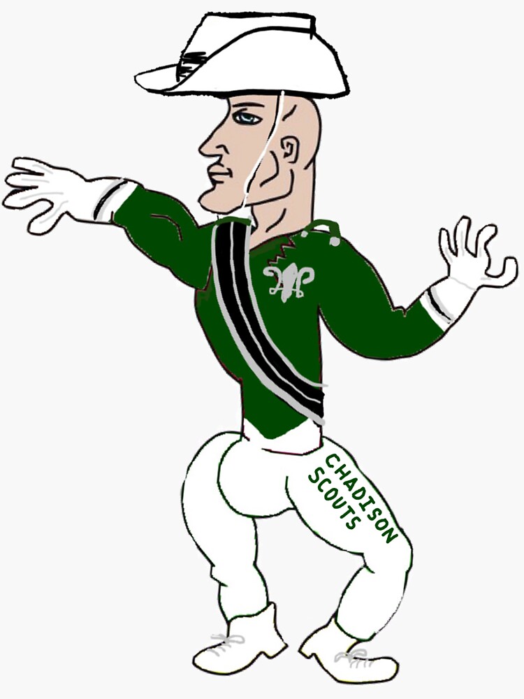 "Chadison Scouts" Sticker for Sale by Luke Larson | Redbubble