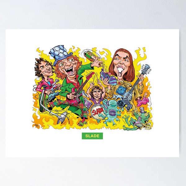 "Slade" Poster for Sale by DAVID RICHARDSON | Redbubble