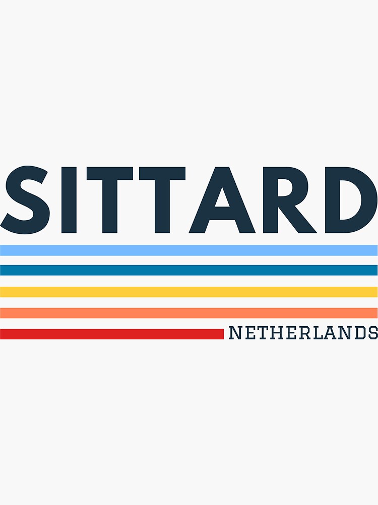 "Sittard Netherlands" Sticker for Sale by europelines | Redbubble