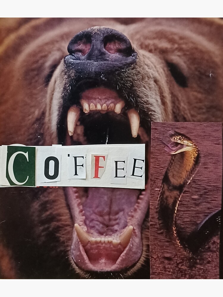 "Don't Heckle the Bears. " Poster by shescrafty333 | Redbubble