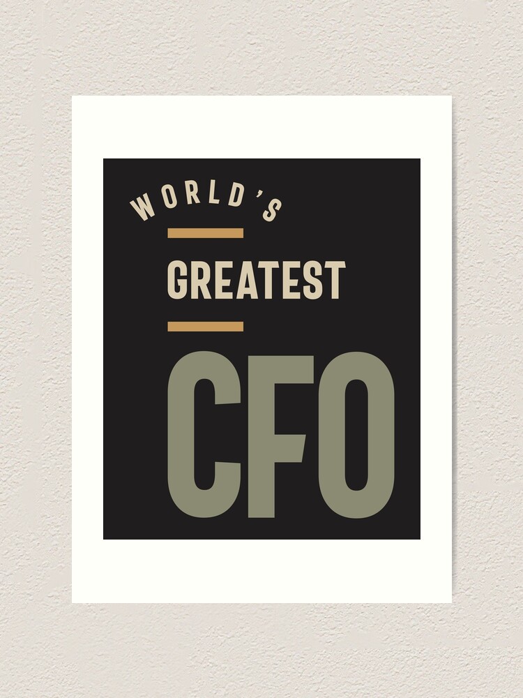 "CFO Gift Funny Job Title Profession" Art Print for Sale by cidolopez ...