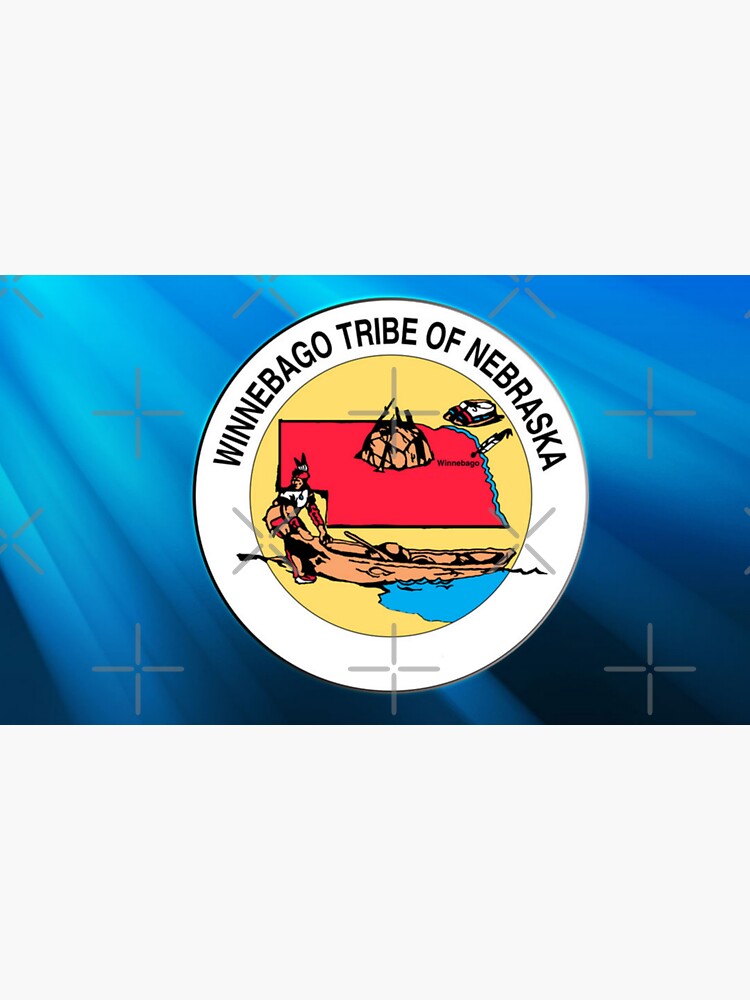"Flag of Winnebago Tribe USA" Sticker by mo91 | Redbubble