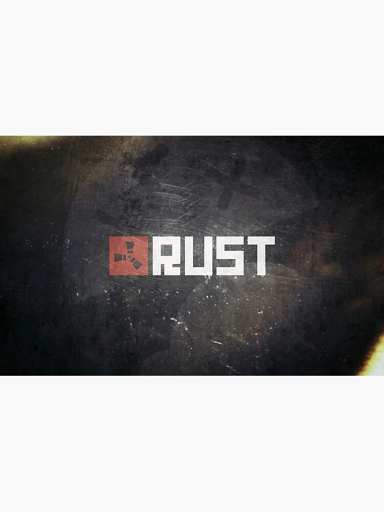 "Rust Video Game Logo " Poster by Vintage-Travler | Redbubble
