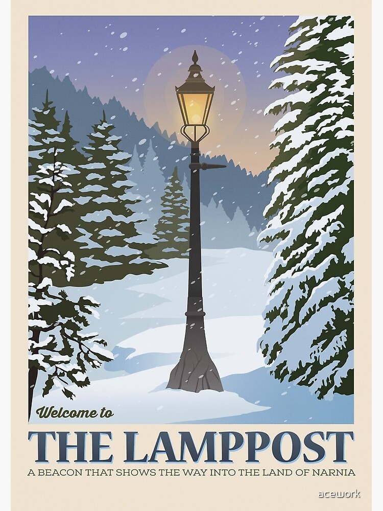 "The lamp post" Poster for Sale by acework | Redbubble