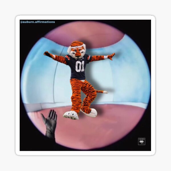 "Aubie Styles" Sticker by cat-macaroni | Redbubble