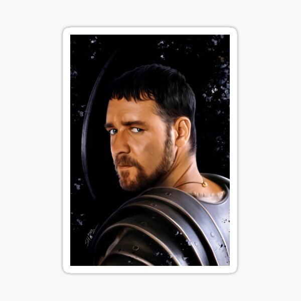 "gladiator" Sticker for Sale by Larkistin | Redbubble