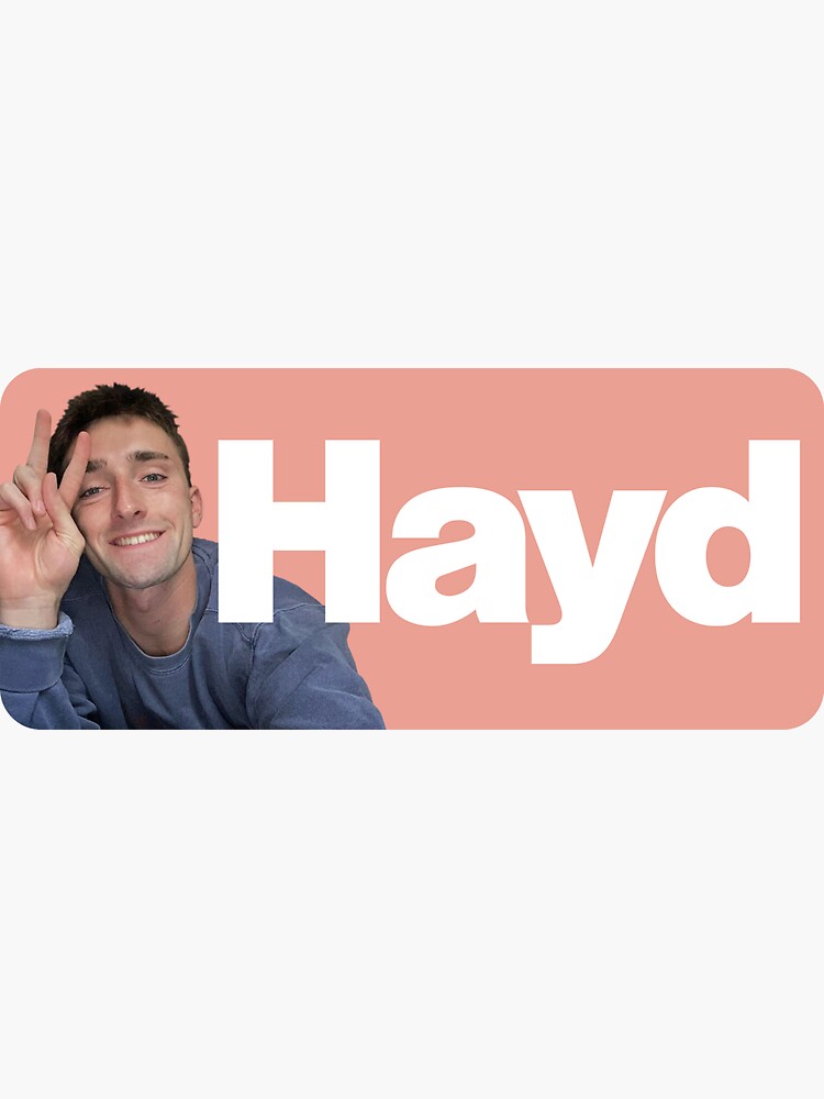 "Hayd" Sticker for Sale by sticker-stacker | Redbubble