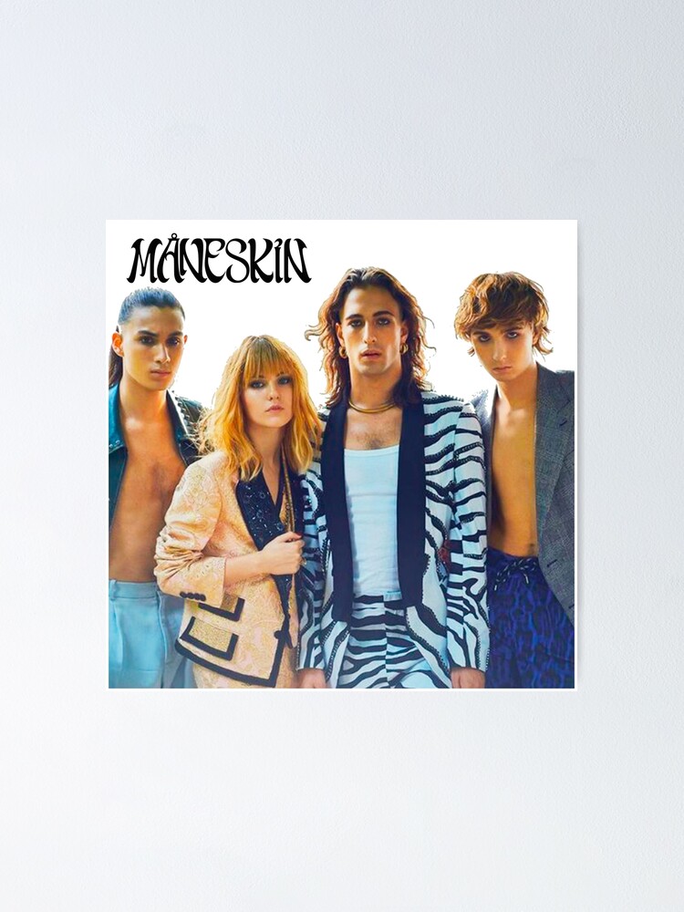 "Maneskin" Poster for Sale by Gonzalezmoy6 | Redbubble